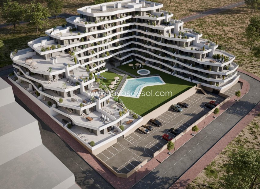 Ontdek het moderne leven in de nieuwe woonwijk in San Miguel de Salinas