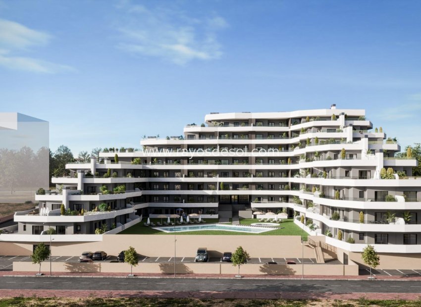 Ontdek het moderne leven in de nieuwe woonwijk in San Miguel de Salinas